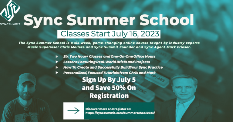 The All New Sync Summer School With Chris Mollere and Mark Frieser ...